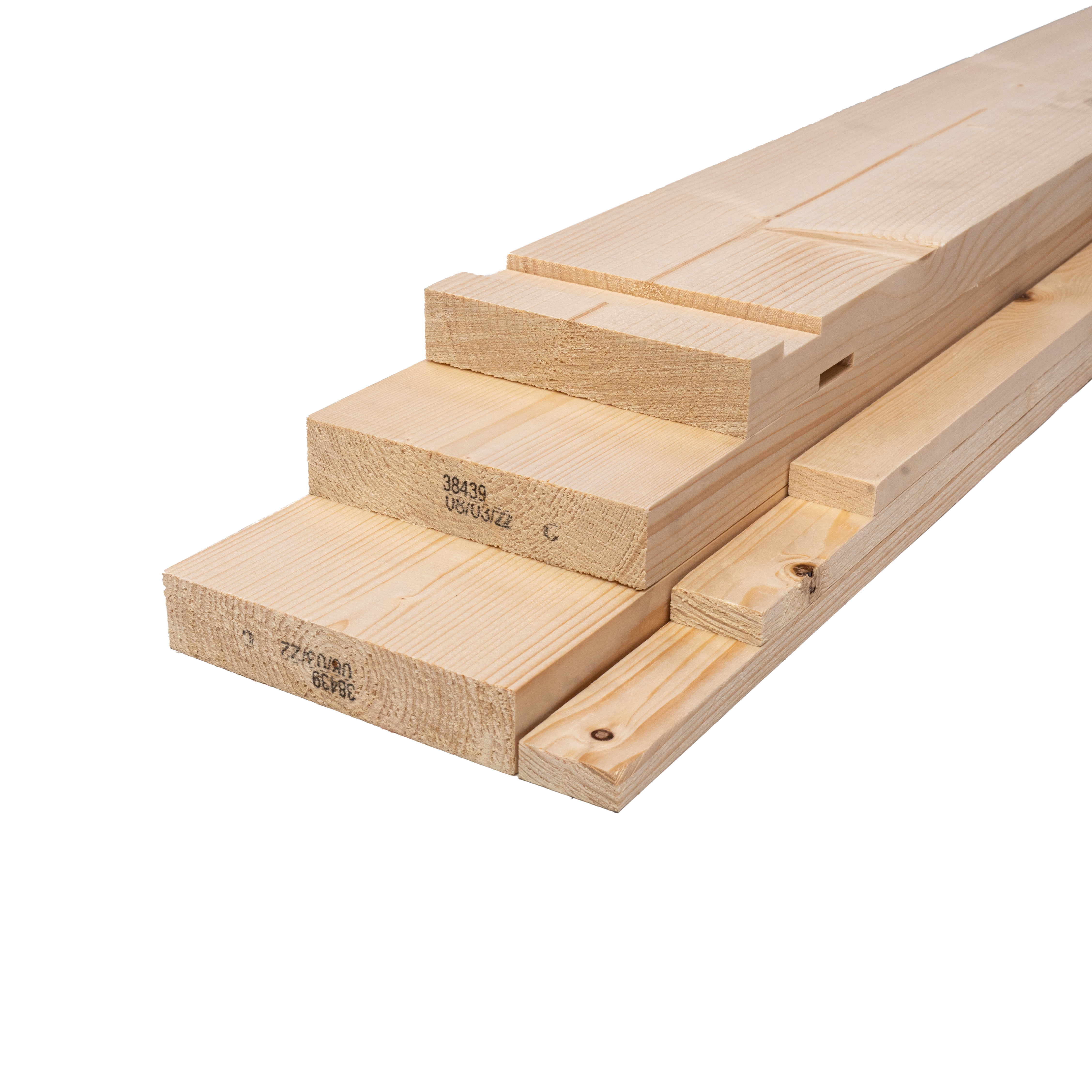 Softwood Door Lining Set Winchester Profile 32 x 138mm (Fin 132mm / 5 1 ...