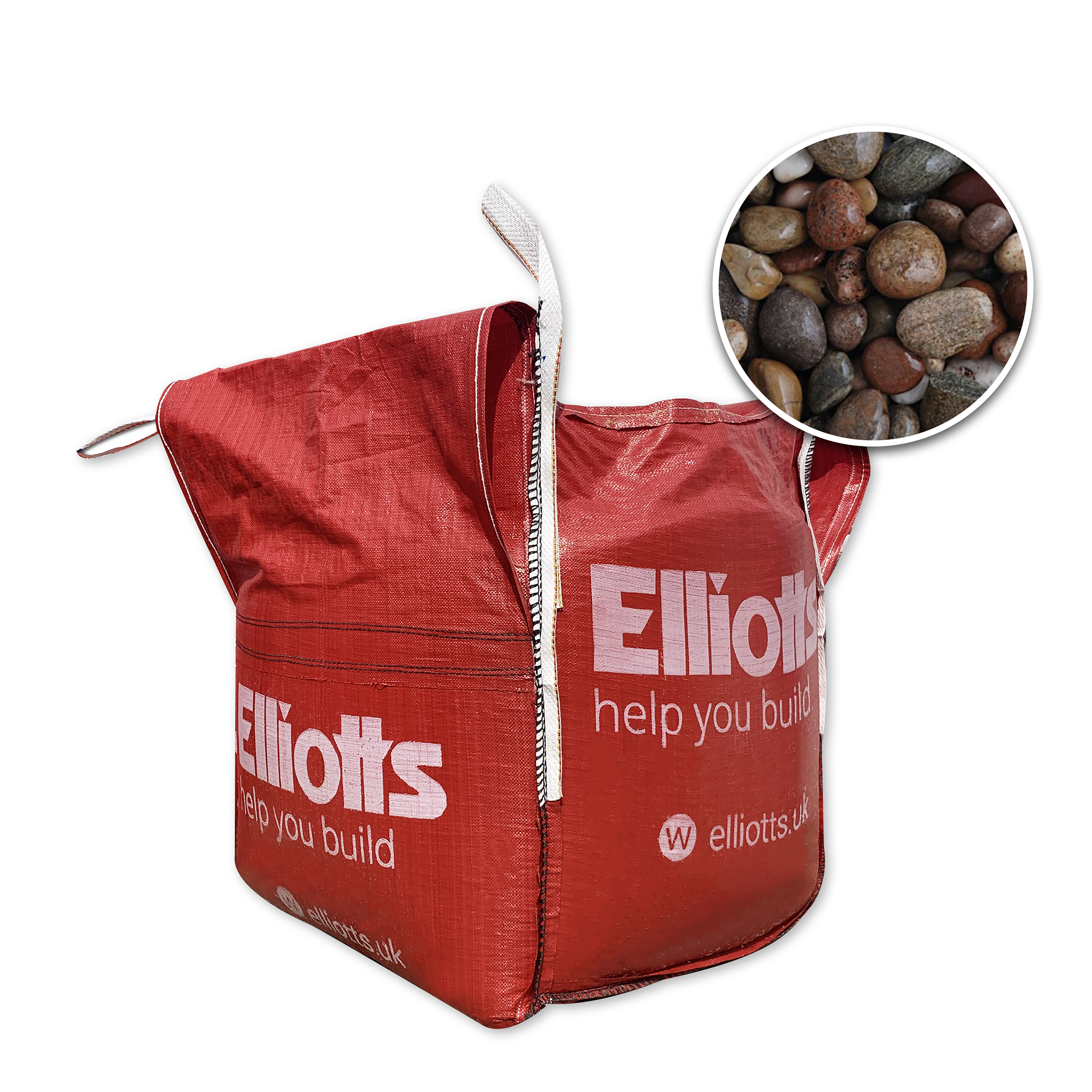 Long Rake Spar Scottish Pebbles, 30-50mm, Bulk Bag | Elliotts